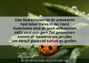 24 schöne Gutscheinsprüche: Textvorlagen für Gutscheinideen