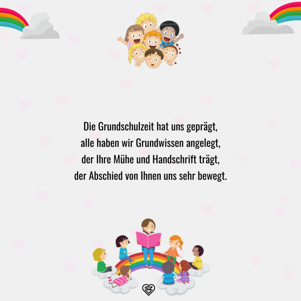 Sprüche zum Abschied aus der Grundschule